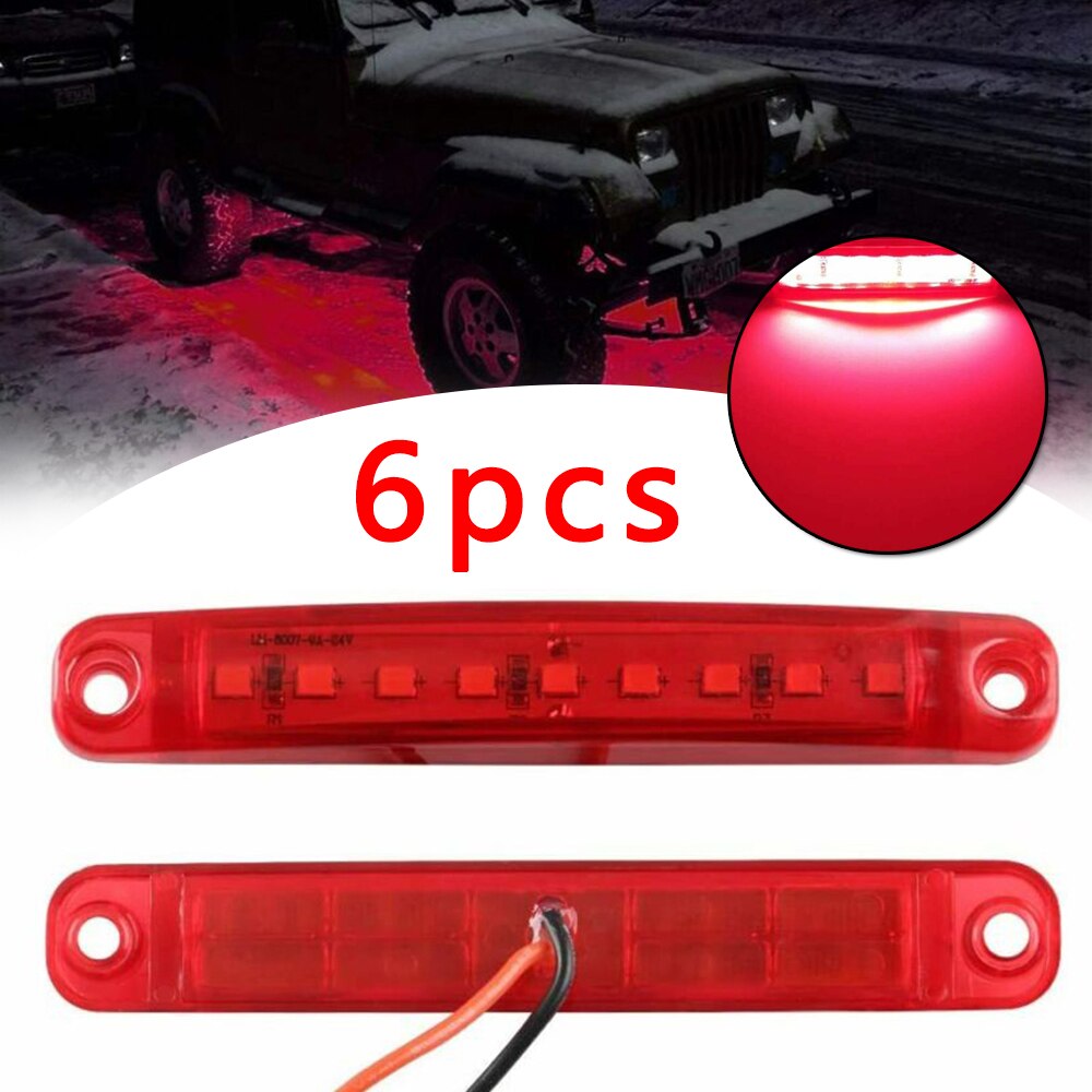 IP67 Rock Lights PC Lens + ABS Housing Red For JEE... – Vicedeal