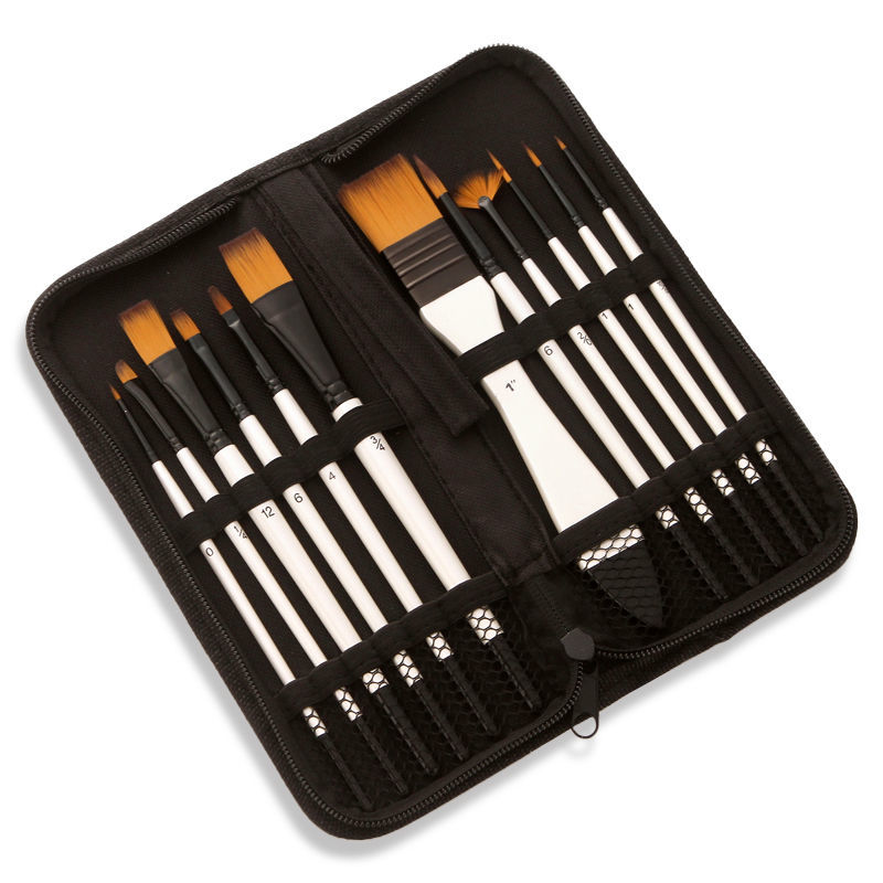 Watercolor Oil Brush Set 11-piece Set Of Acrylic B... – Grandado