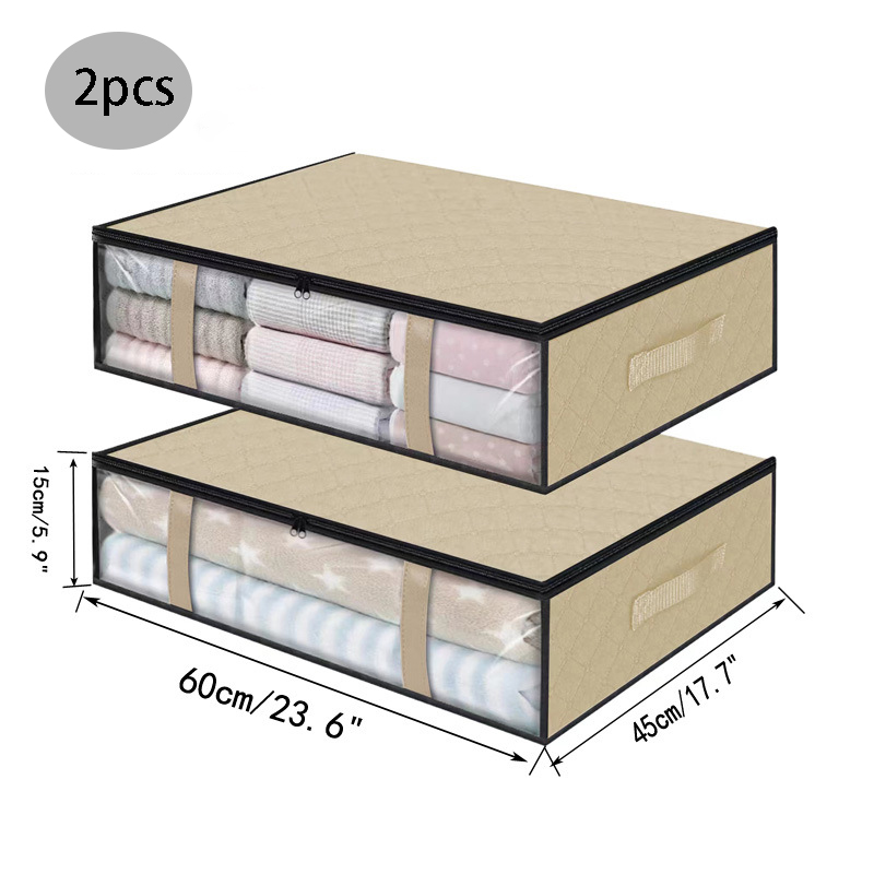 Opbevaringskasser til tøj, sammenklappelige opbeva... – Vicedeal