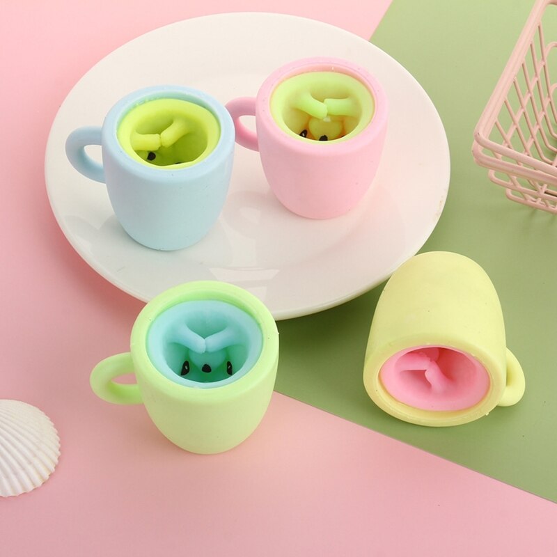 1 Pc Stress Anxiety Relief Mug Cup Squeeze Evil Sq... – Vicedeal