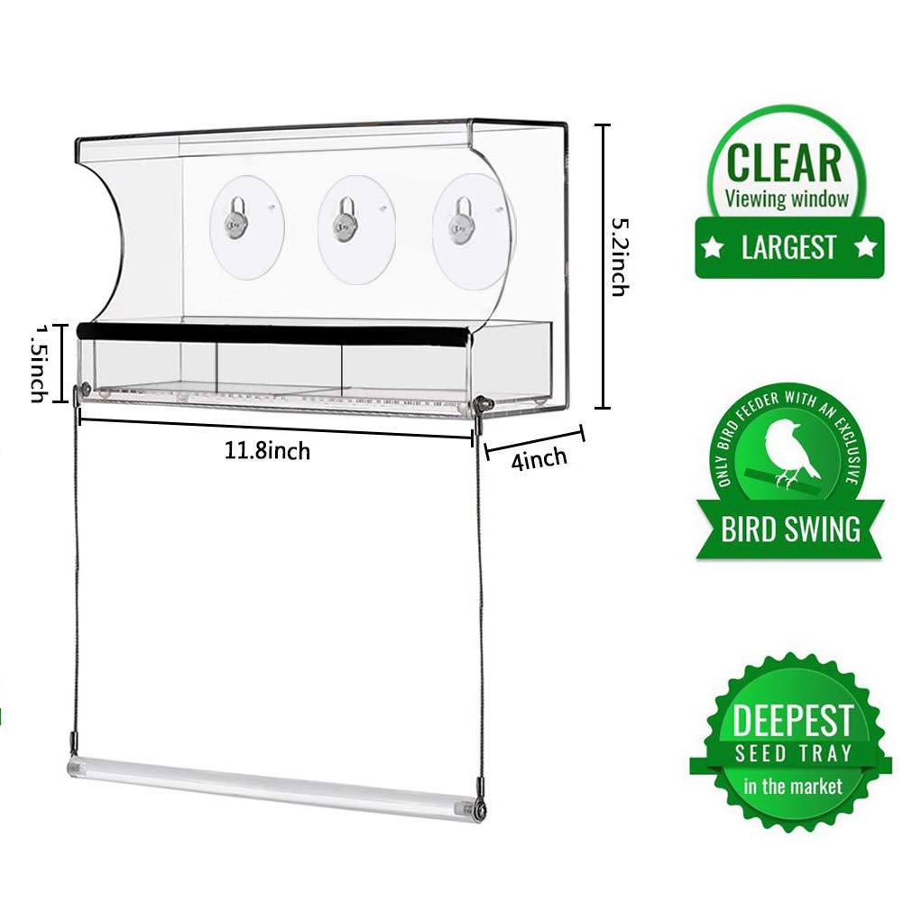 Outdoor Bird Feeders for Wild Birds, Finch, Cardin... – Grandado