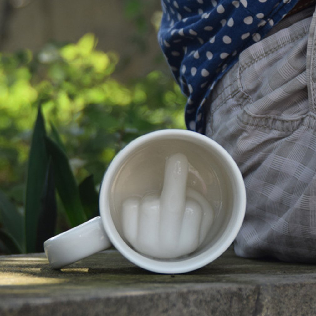 Uncivilized Middle Finger Cup Spoof Middle Finger ... – Grandado