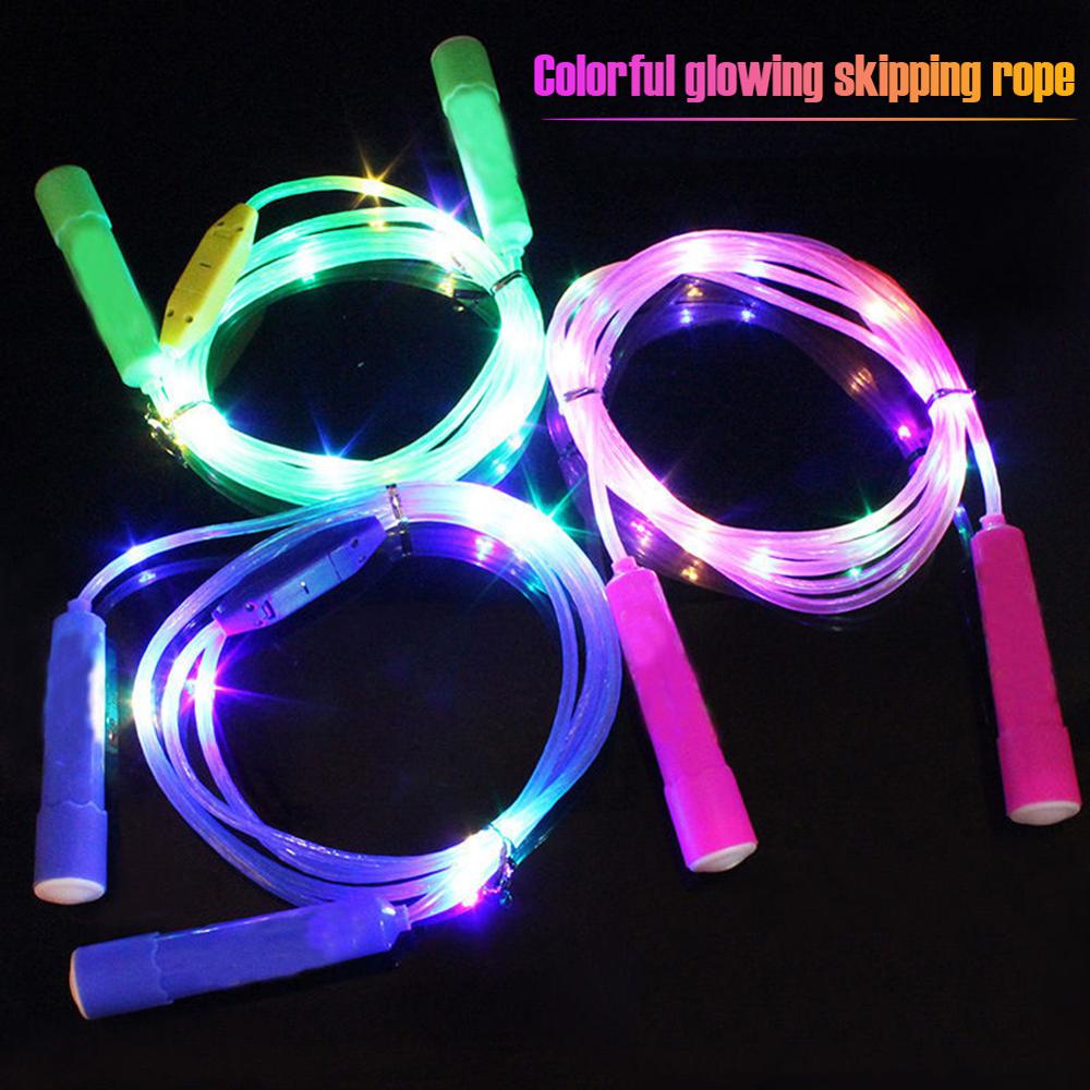 1Pc Portable Children LED Jump Rope Training Soft ... – Vicedeal
