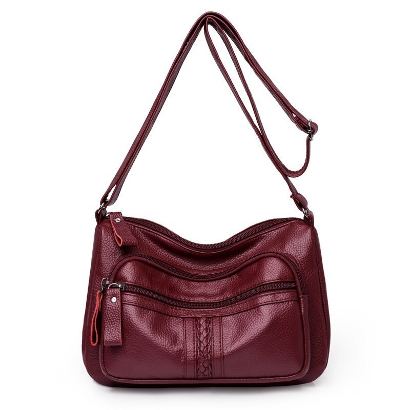 OLD TANG Pu Leather Solid Color Shoulder Bags for ... – Grandado