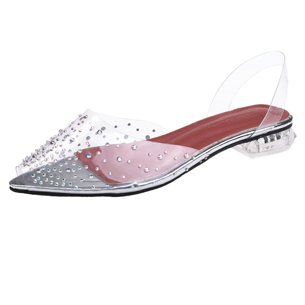 SAGACE Clear Pvc Transparent Sandals PVC Summer Je... – Grandado