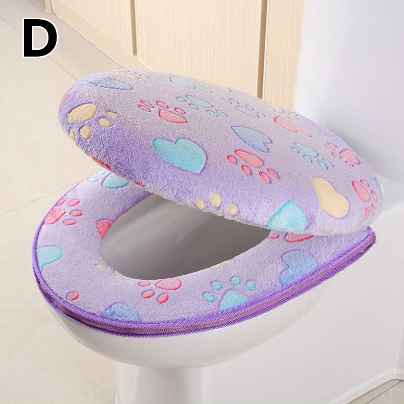 Thick Coral Velvet Luxury Toilet Seat Cover Set So... – Vicedeal