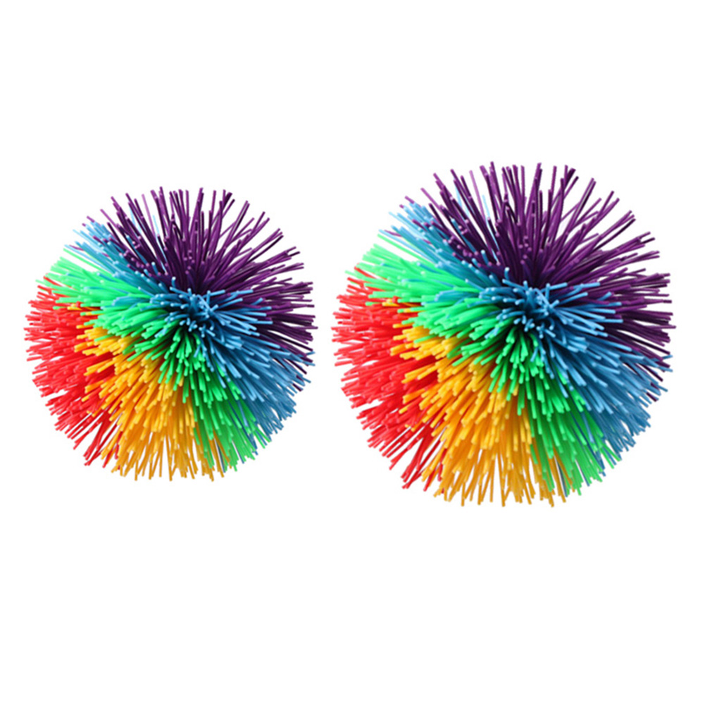 6/9CM Large Rainbow Monkey Stringy Ball Stress Bal... – Grandado