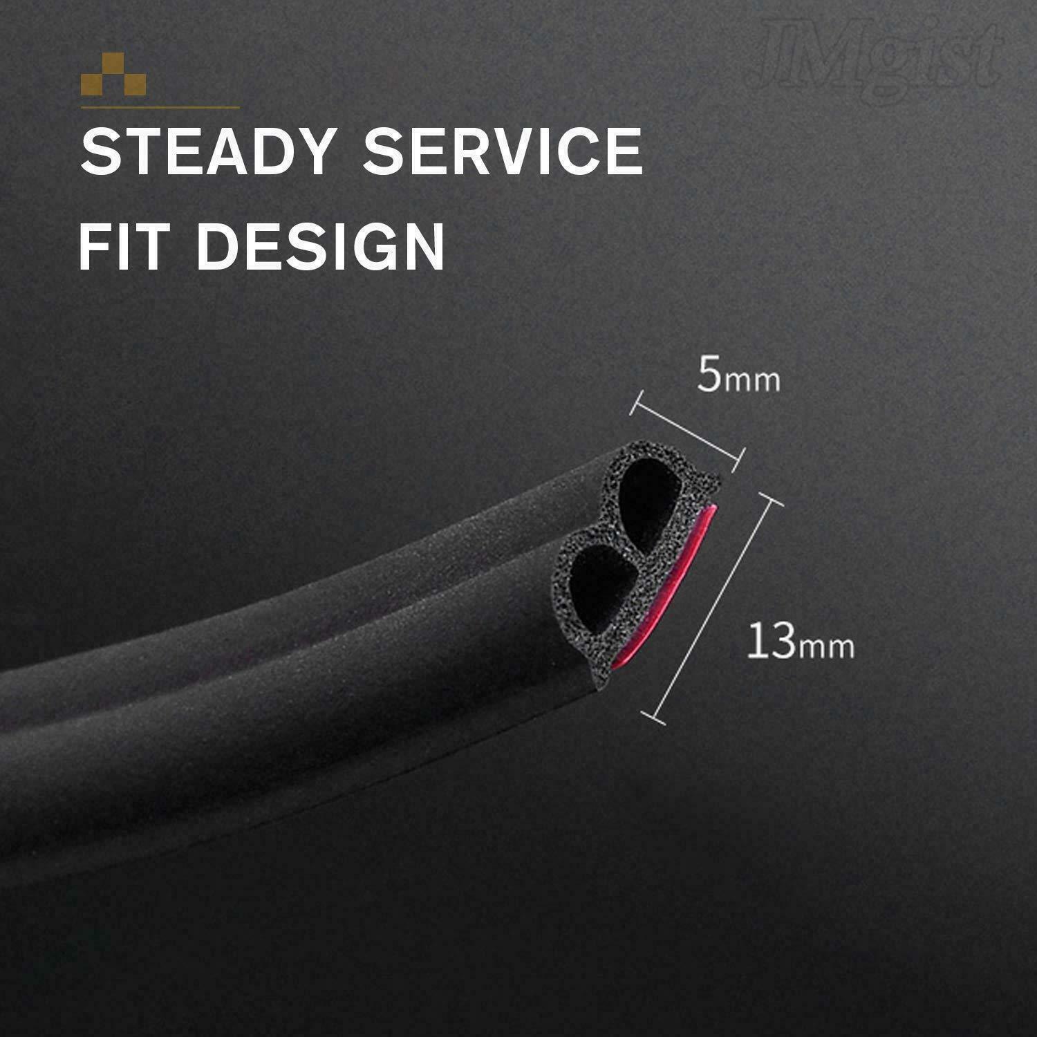 10M B-Vorm Type Trim Rubber Strip Universele Auto ... – Vicedeal