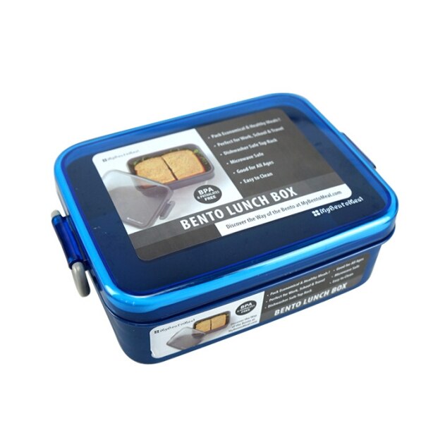 Bento Lunch Box Fully Sealed Western single plasti... – Grandado