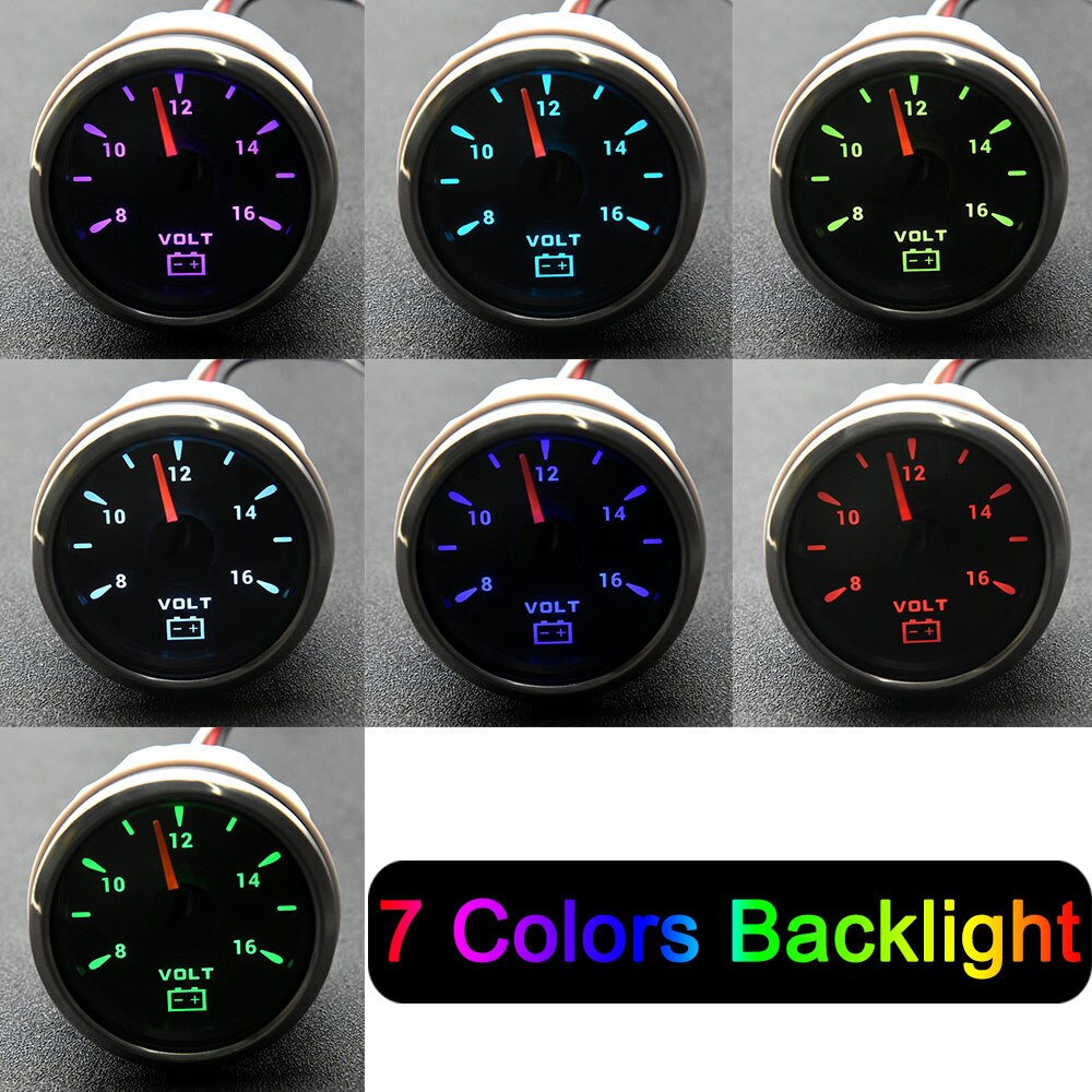 52mm Voltmeter Marine Voltage Gauge Boat Car Volt ... – Grandado