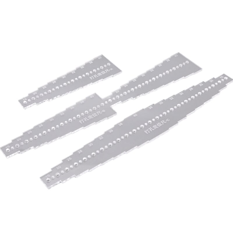 Acrylic Belt Positioning Ruler Handmade Leather Ve... – Grandado