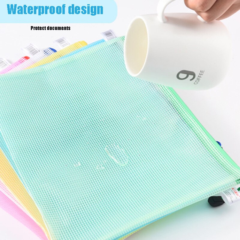 10 pcs/lot Pen bags Gridding Waterproof Zip Bag Do... – Vicedeal