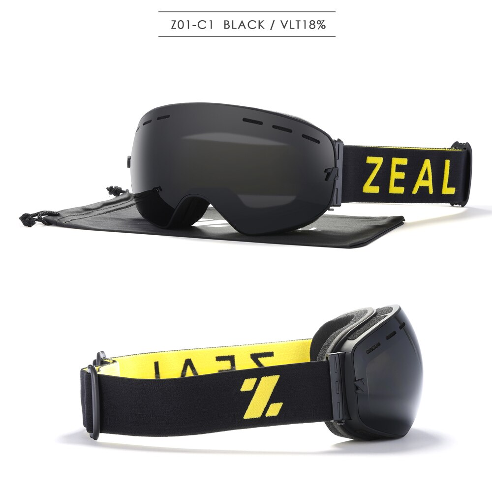 ZEAL ski goggles double layers UV400 anti-fog big ... – Grandado