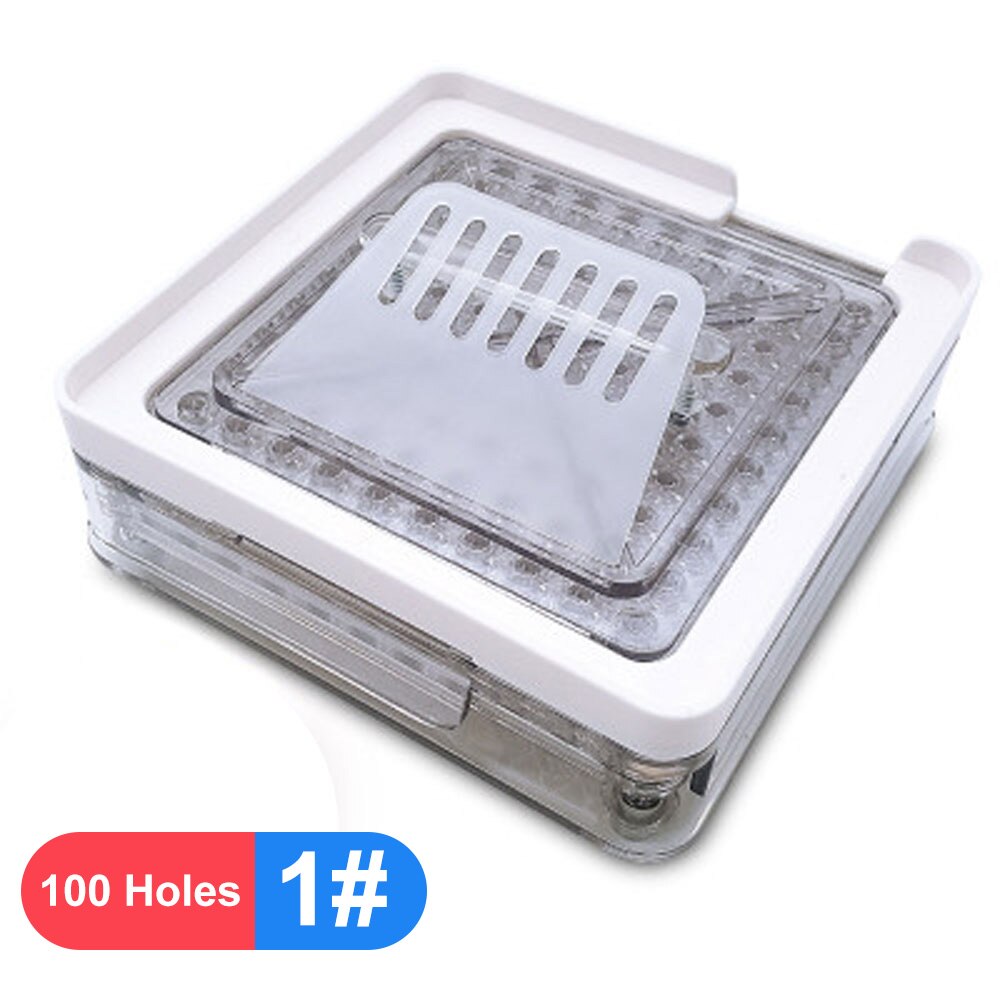 0 #100 Gat Handleiding Capsule Vulmachine Transpar... – Vicedeal