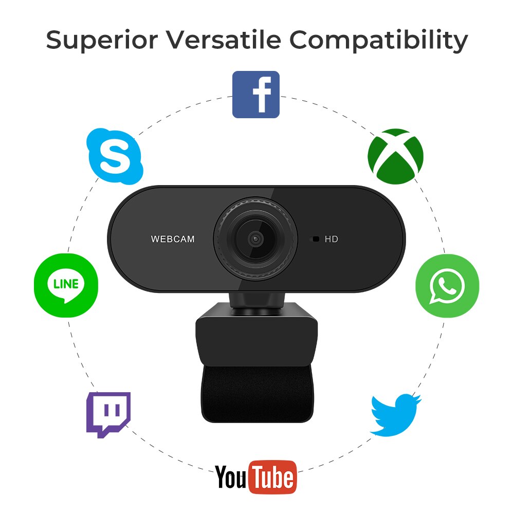 Webcam 4K HD 1080P Mini Computer PC Web Camera wit... – Grandado