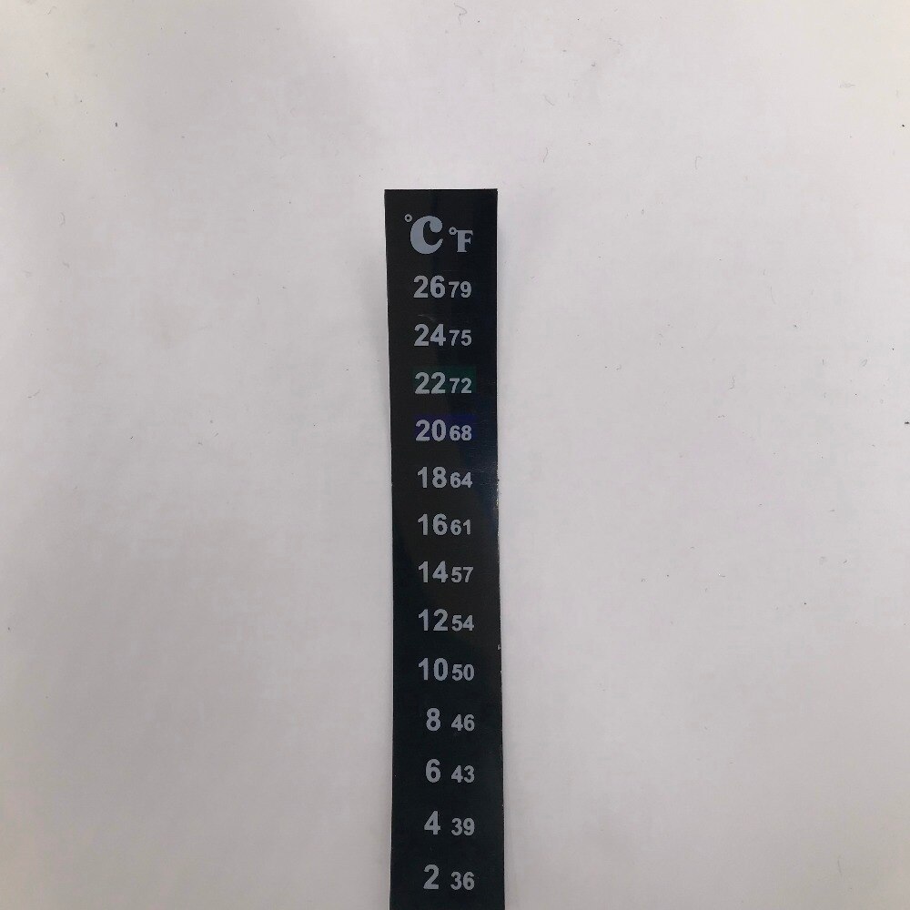 Termómetro de cristal líquido de doble escala, 36-... – Grandado