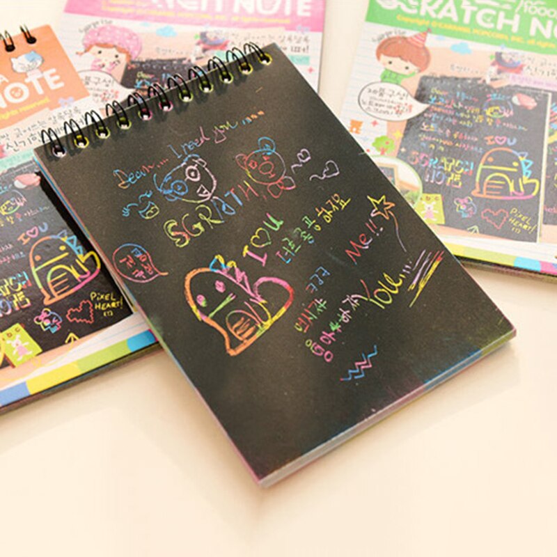 Color Coil Scratch Book DIY Coil Scratch Painting ... – Grandado