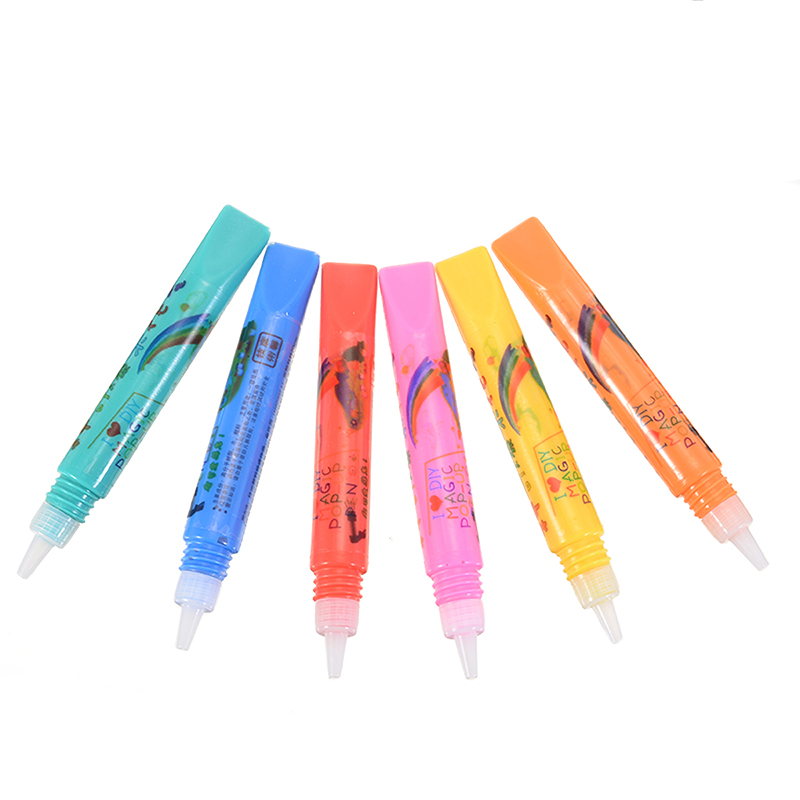 6 PCS/Set Puffy Colorful Popcorn Pens DIY Magic Bu... – Grandado