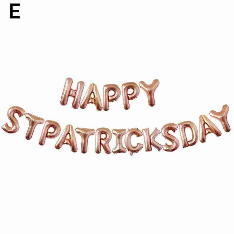 Green Latex Balloon Set Shamrock Balloon St. Patri... – Grandado