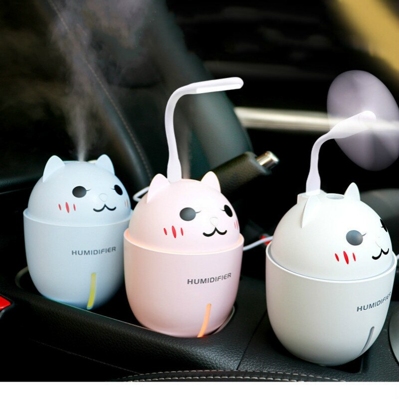 320ml Summer Portable USB Cute Pet 3 in 1 Humidifi... – Grandado