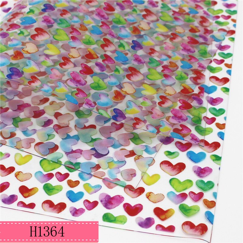 A4 20*33CM heart cartoon Transparent UV clear prin... – Vicedeal