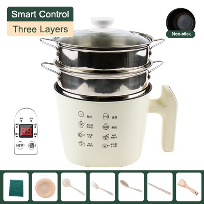 Intelligent Electric Skillet Hotpot Multi Cooking ... – Grandado