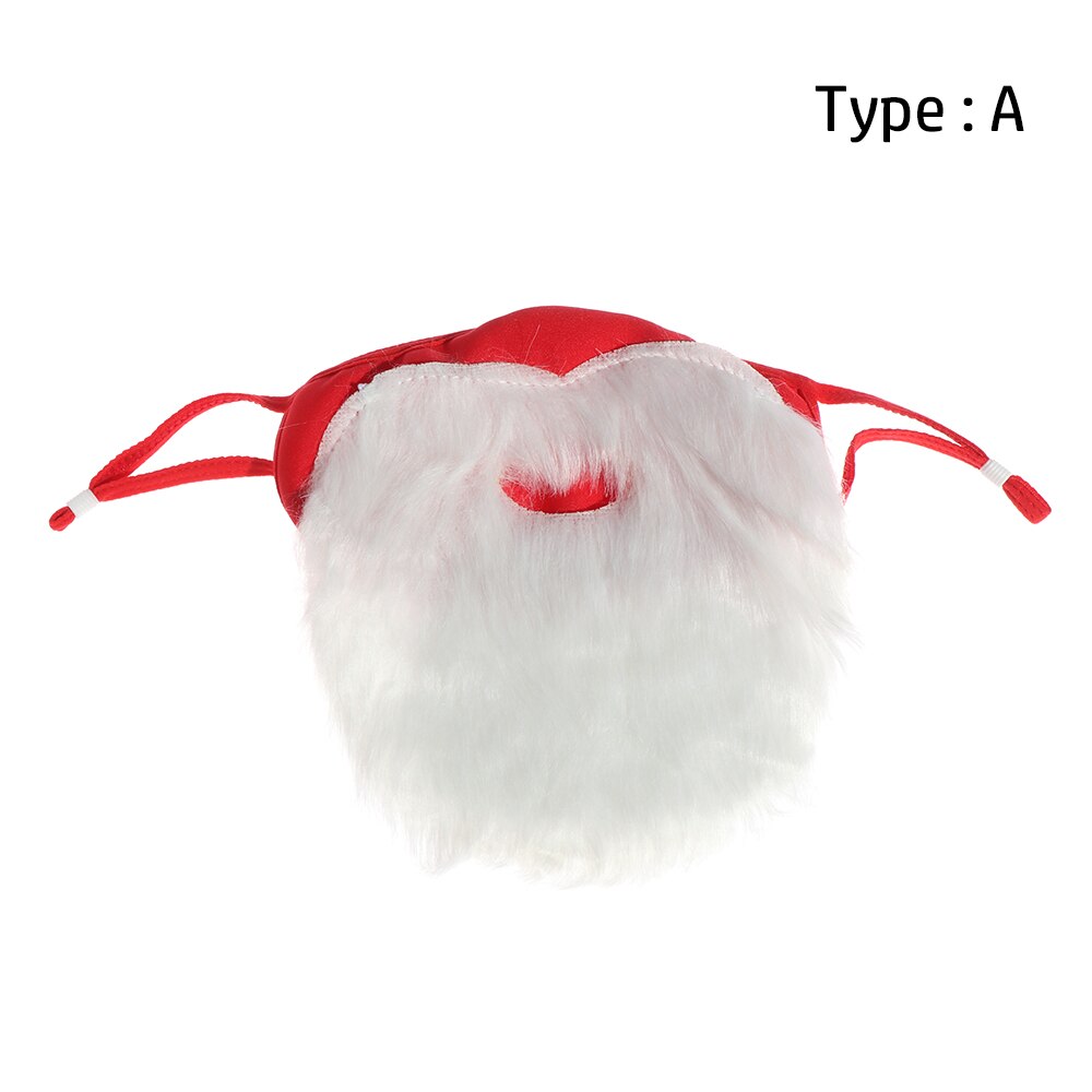 1Pcs Santa Claus Beard Christmas Face Mask Funny B... – Grandado