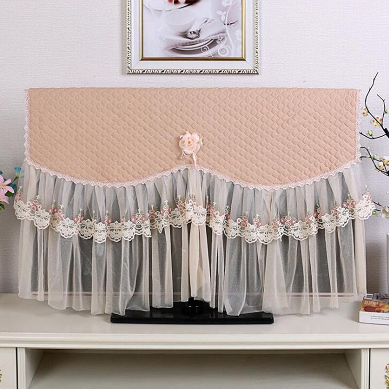 TV Dust Covers Hanging Wall Mounted Flower Lace Du... – Grandado