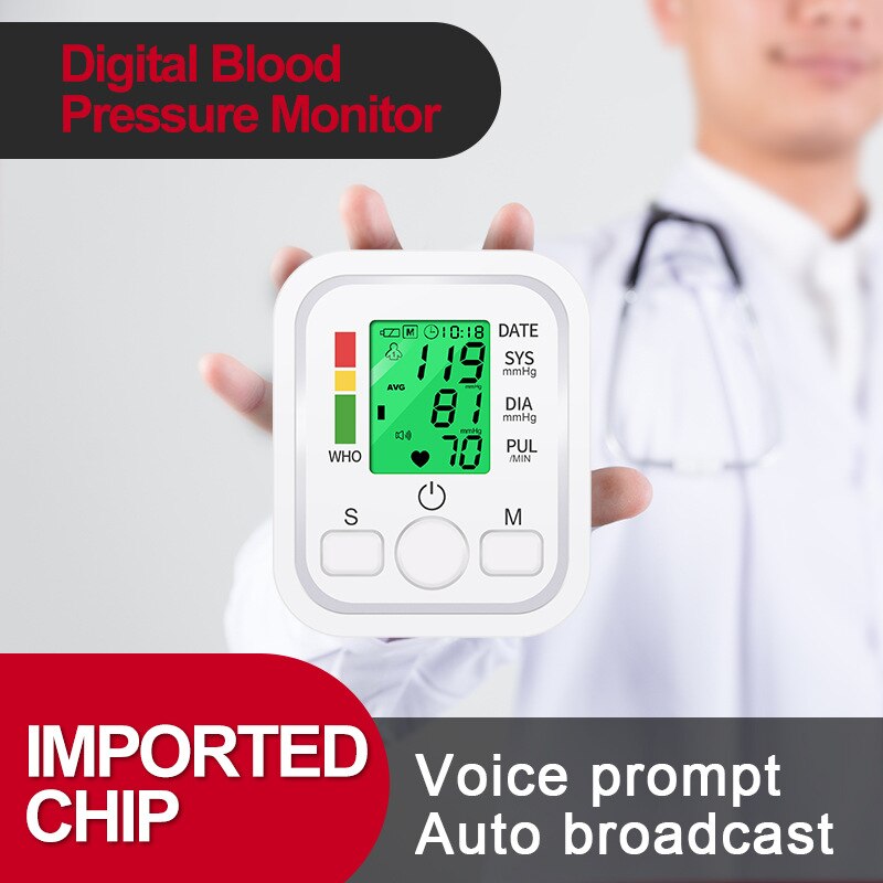 Upper Arm Blood Pressure Monitor BP Monitor Heart ... – Grandado