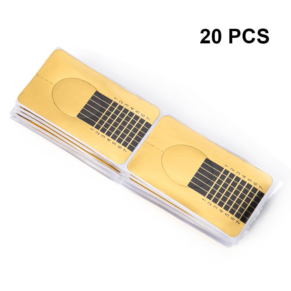 100pcs French Nail Form Tips Acrylic Curve Nail Ex... – Grandado