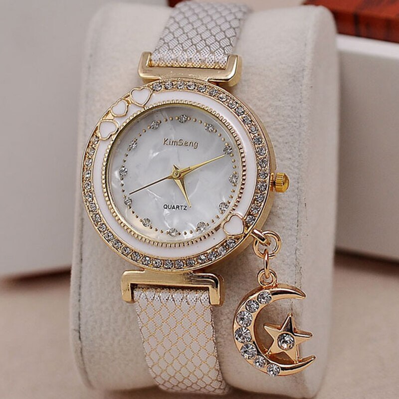 Vintage Floral Quartz Watch Women Wristwatch Full ... – Grandado