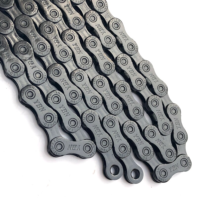 YBN Bicycle 12 Speed Chain 126L Black diamond MTB ... – Grandado