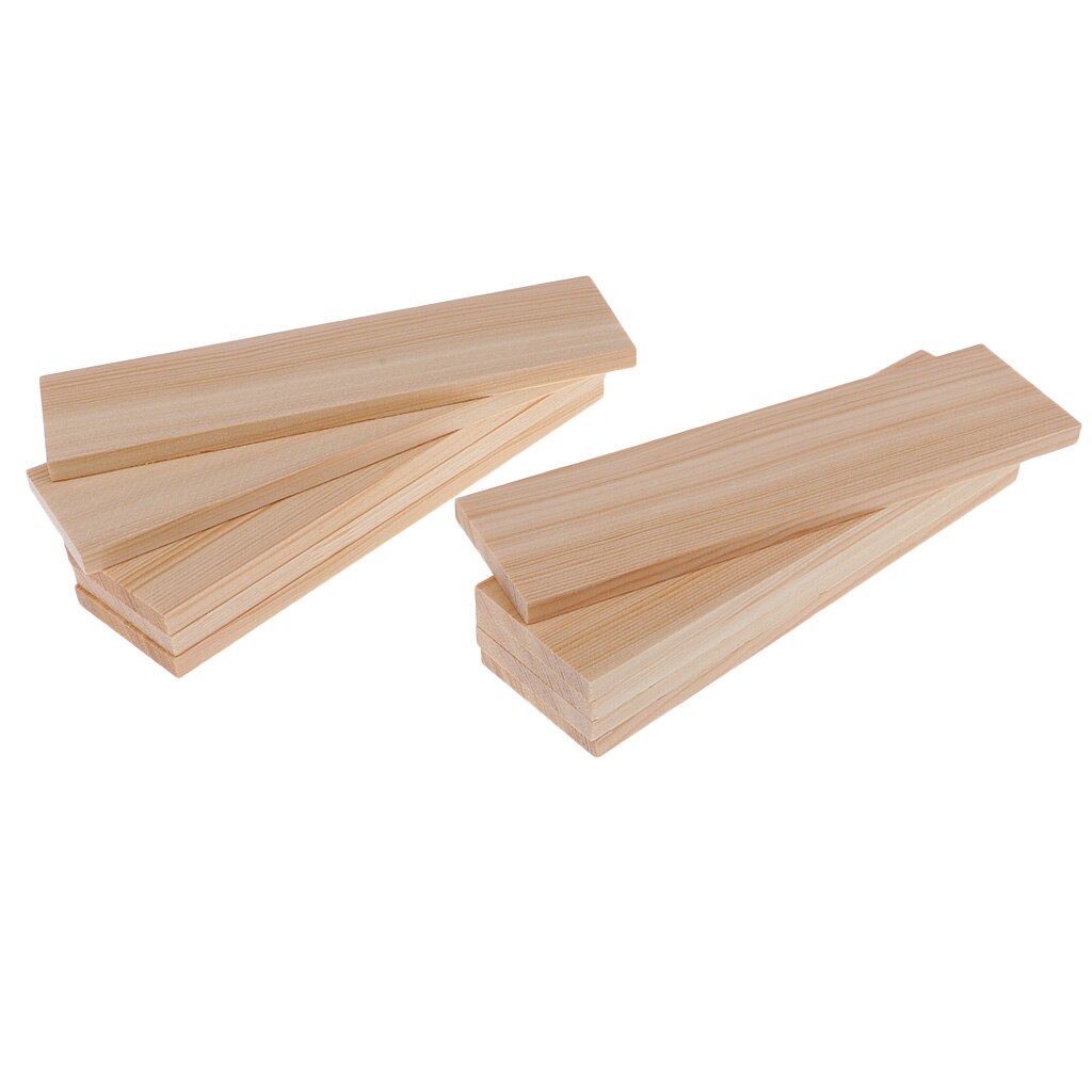 10 Stks Balsahout Sheets 150x40x6mm Voor Vliegtuig Grandado