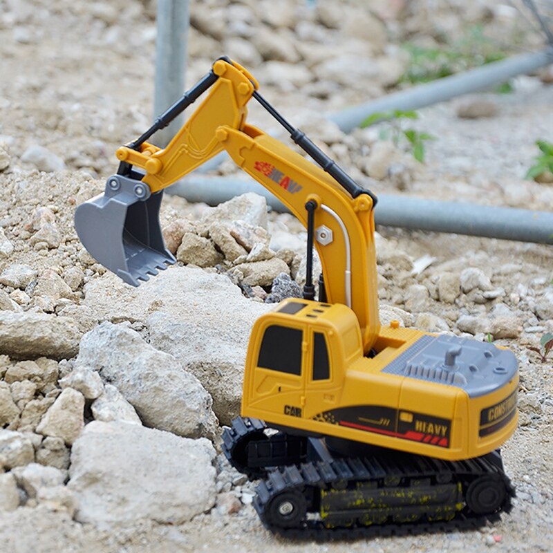 Remote Control Excavator Toy Kit 5 In 1 City Build... – Grandado