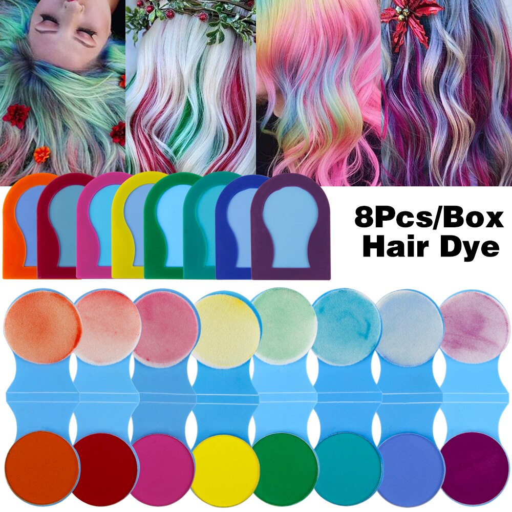 8 Colors/Box DIY Temporary Hair Dye Pastel Hair Co... – Vicedeal