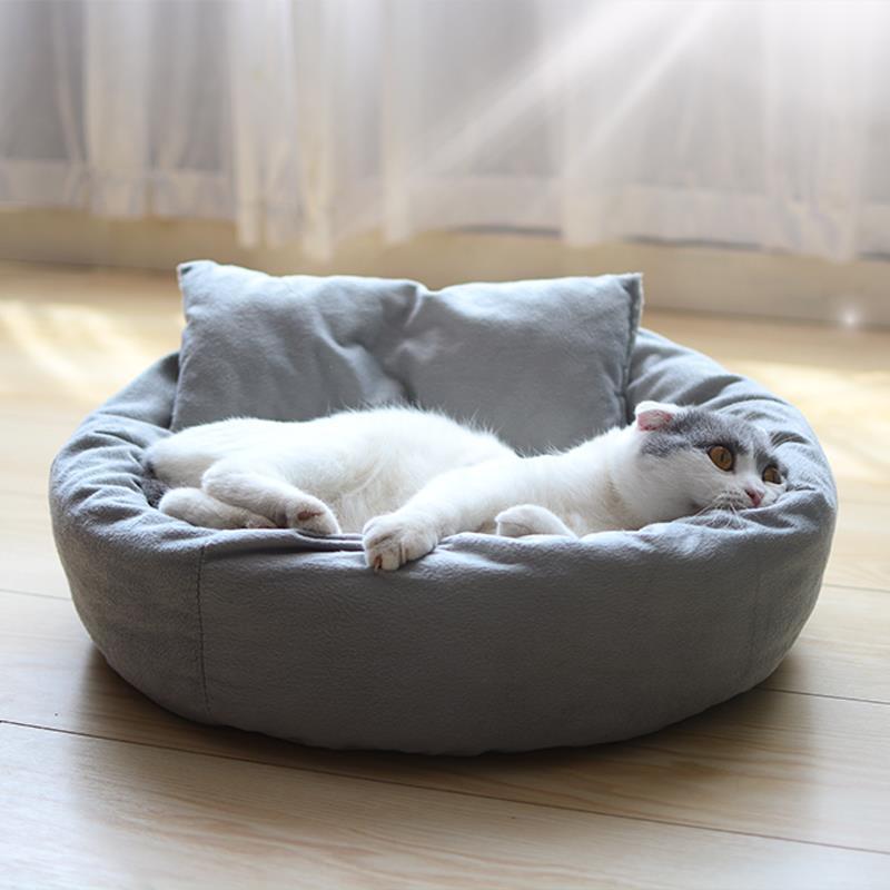 Winter Kat Huis Hond Huis Met Pluizige Kat Mat Sla... – Vicedeal