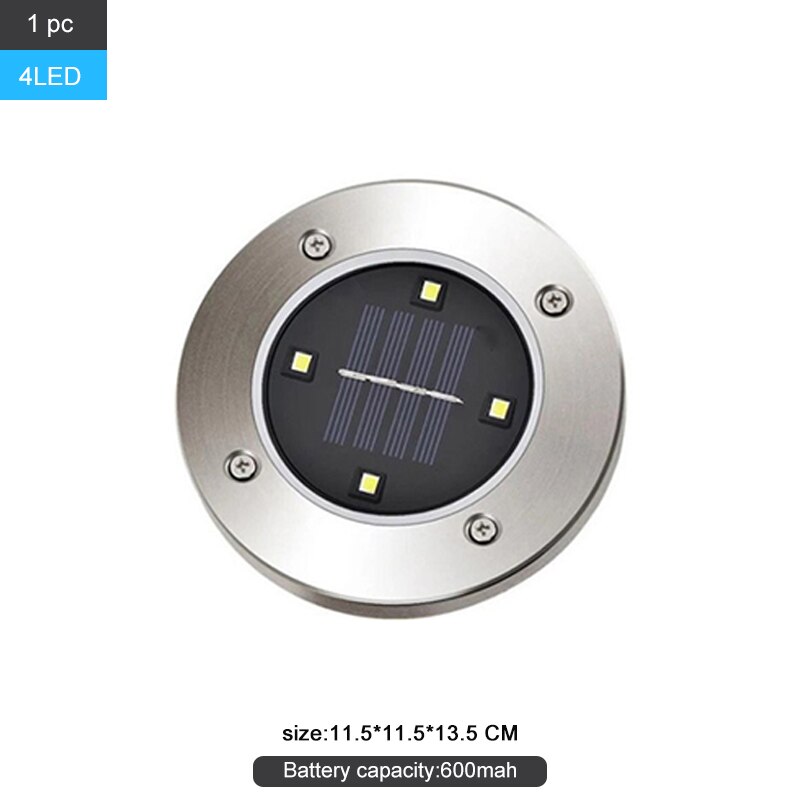 Solar LED Buried Lamp Pressure Resistant Waterproo... – Vicedeal