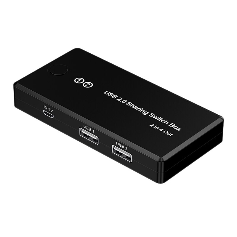 KVM Switch Box USB2.0 Switcher 2 Port PCs Sharing ... – Grandado
