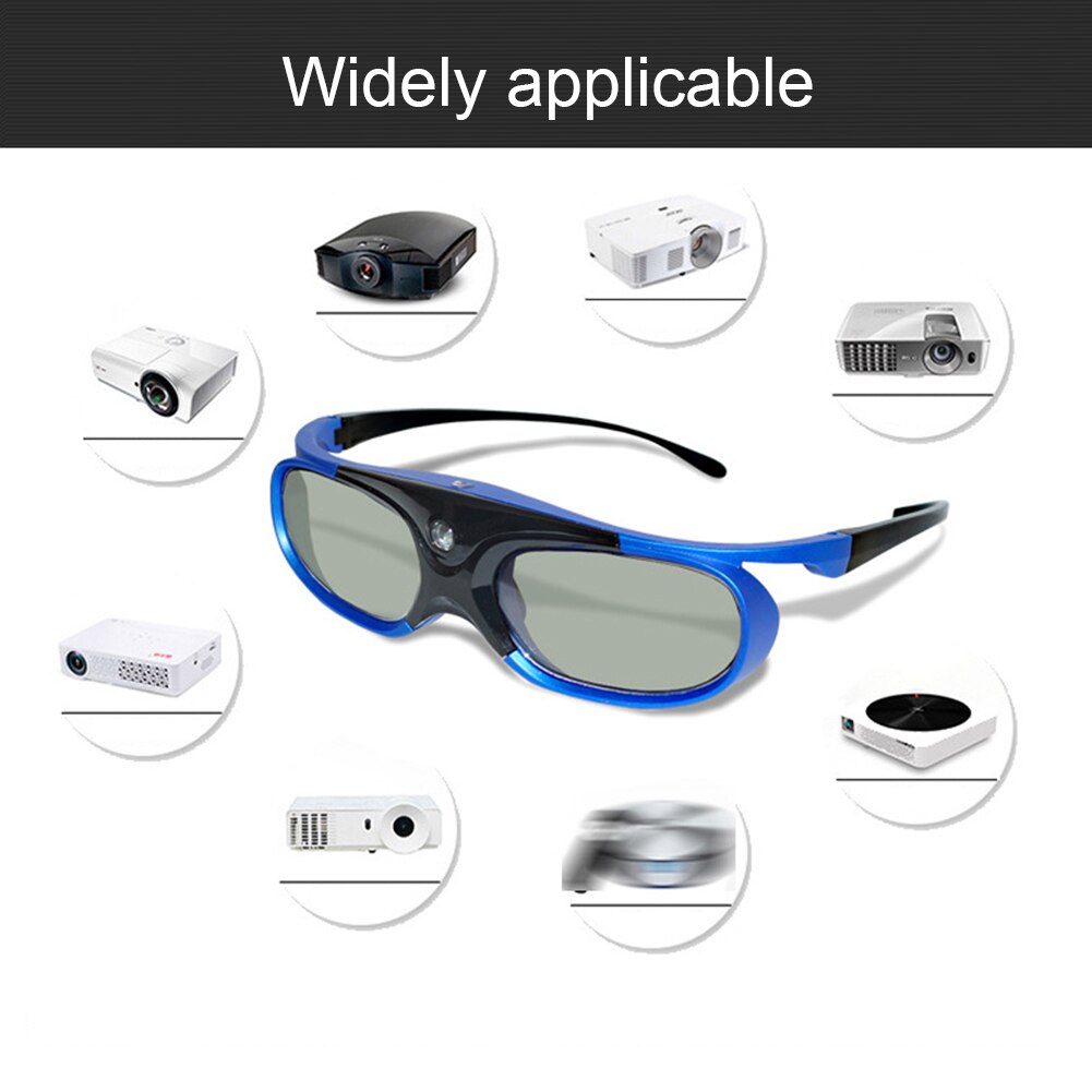 Lichtgewicht Active Shutter Oplaadbare 3D Bril Bri... – Vicedeal