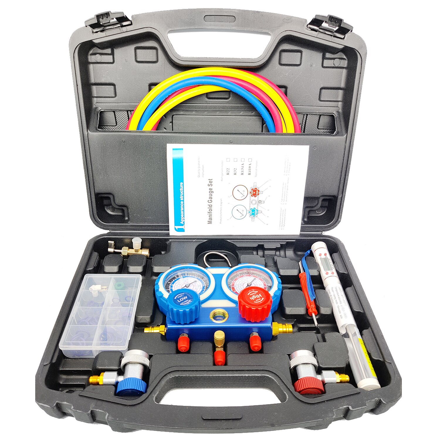 Manier Ac Gauge Set Ac Manometer Set Voor Auto R13... – Grandado