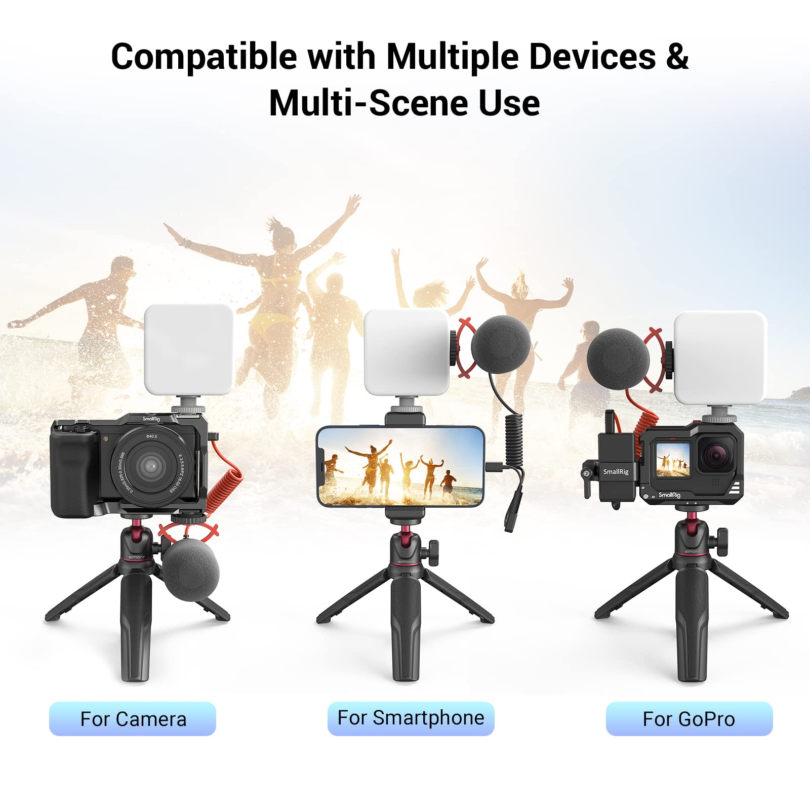 SmallRig Smartphone Video Vlogging Kit with Tripod... – Grandado