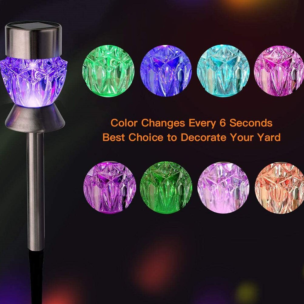 Diamond Shaped Solar LED Lawn Light Color Changing... – Vicedeal