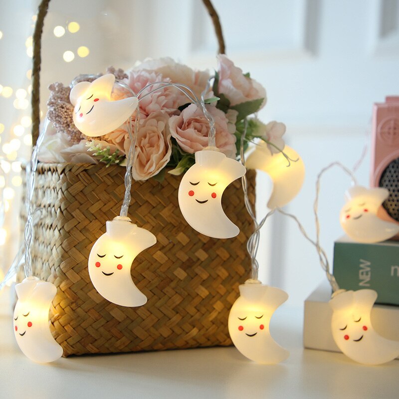 LED Star Light String Moon Lamp Cloud Garland Curt... – Vicedeal