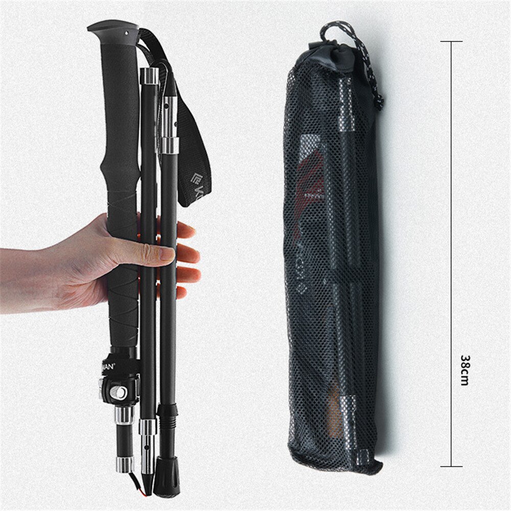 Folding Trekking Pole Outdoor Pole for Hiking Moun... – Grandado