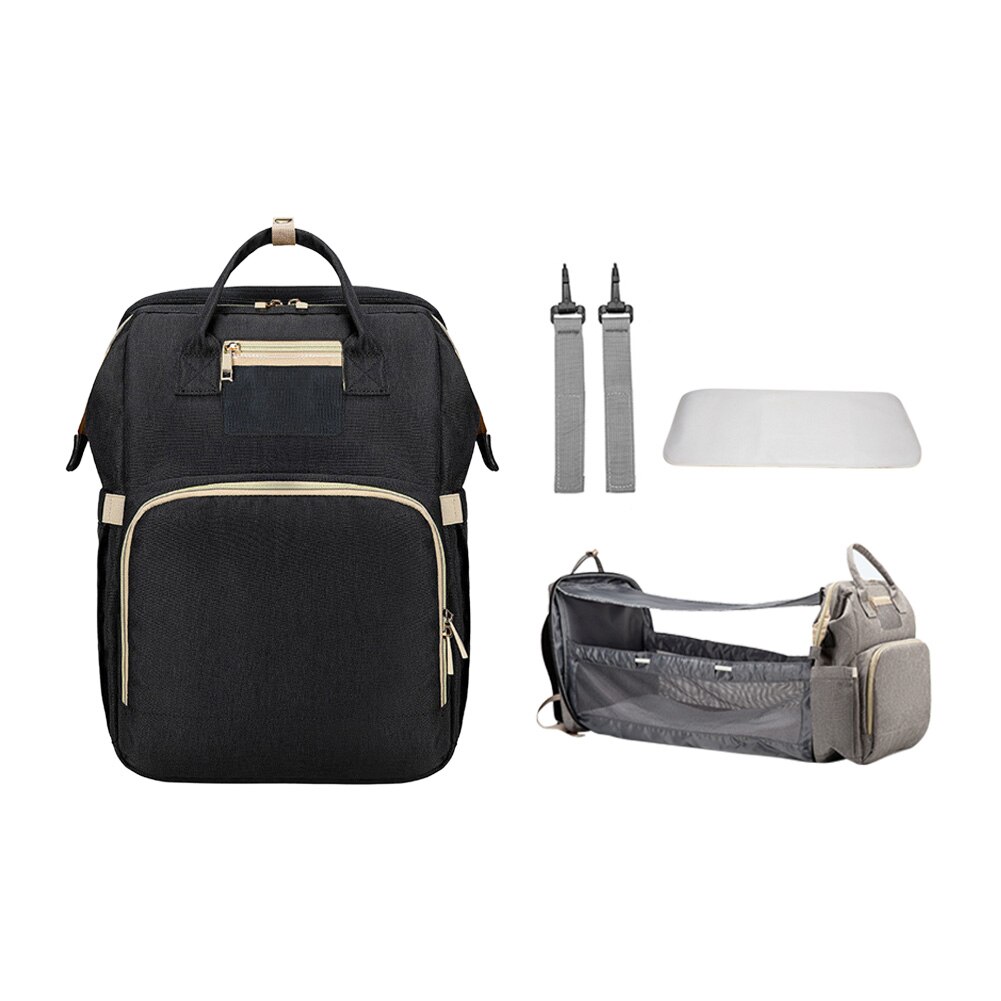 Diaper Bag Multifunctional Baby Folding Bed Bags M... – Grandado