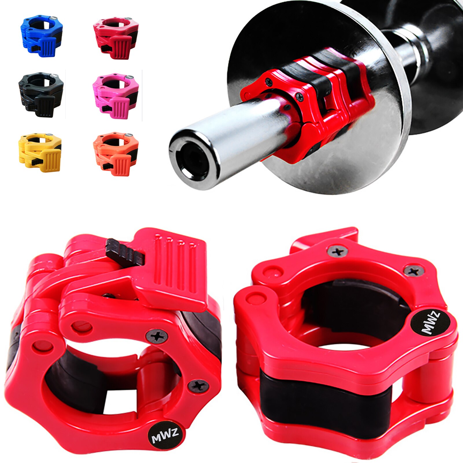 MWZ 2 Inch Olympic Size Barbell Clamp Collar for P... – Vicedeal