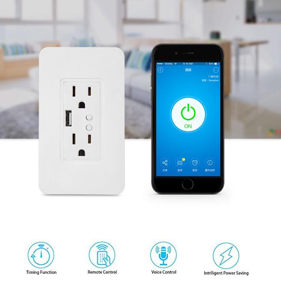 Ons Standaard Smart Wifi Stopcontact Stopcontact, ... – Vicedeal