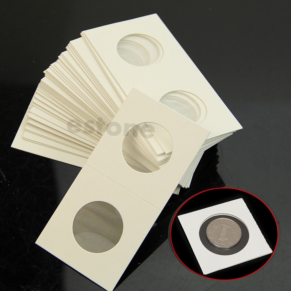 50PCS Square Cardboard Coin Holders Coin Supplies ... – Grandado