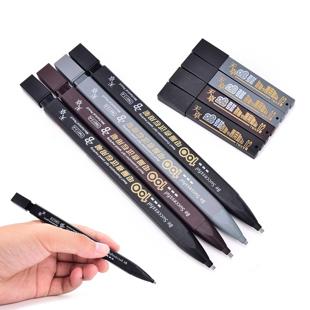 2B Set Black Color Mechanical Pencil Drawing Autom... – Vicedeal