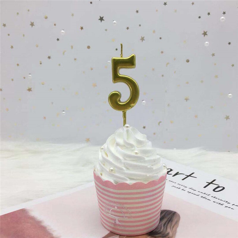 Feliz aniversário bolo topper rosa número de ouro ... – Vicedeal